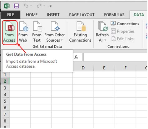 How To Import Data From MS Access Into MS Excel QuickExcel