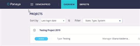all projects defect list