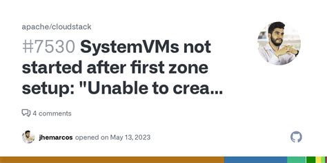 Systemvms Not Started After First Zone Setup Unable To Create Deployment No Usable Volumes