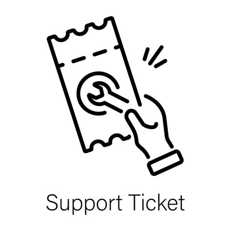 Trendy Support Ticket 45352402 Vector Art At Vecteezy
