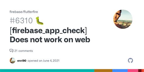 🐛 Firebaseappcheck Does Not Work On Web · Issue 6310 · Firebase