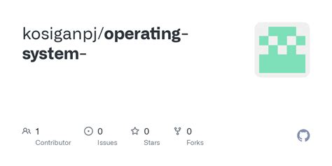 Github Kosiganpjoperating System