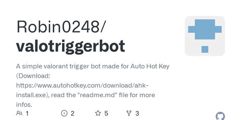 Github Robin0248valotriggerbot A Simple Valorant Trigger Bot Made For Auto Hot Key Download