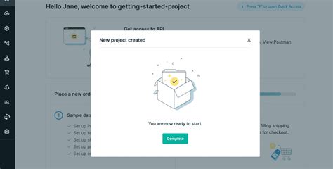 Initial Project Setup Getting Started Commercetools Composable Commerce