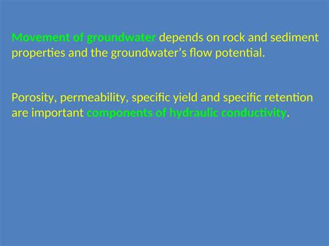 Ch Ppt For Hydrology And Hydrogeology PPT Geology Science