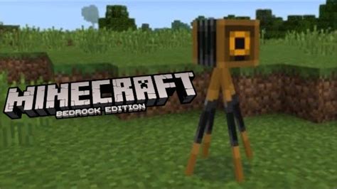 How To Get The Camera In Minecraft Pe 1 12 Youtube