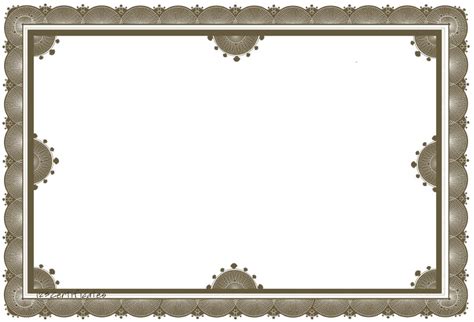 Simple Certificate Borders Cliparts Co