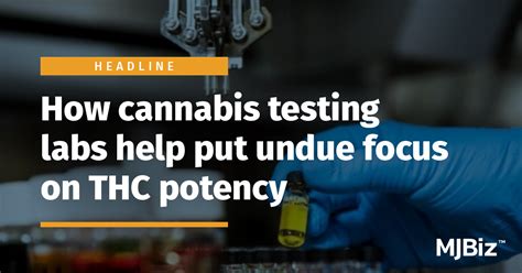 How Cannabis Testing Labs Help Put Undue Focus On Thc Potency