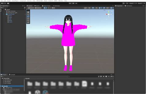 Q：unity上での表示がおかしい（目の周りが黒いピンク色になる） Vroid ヘルプ