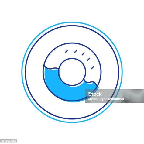 흰색 배경에 고립 된 달콤한 유약 아이콘도 우넛 을 채웠다 벡터 가득 찬에 대한 스톡 벡터 아트 및 기타 이미지 가득 찬 귀여운 다중 색상 Istock