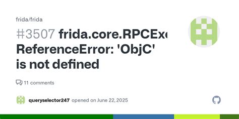 Rerpcexception Referenceerror Objc Is Not Defined · Issue