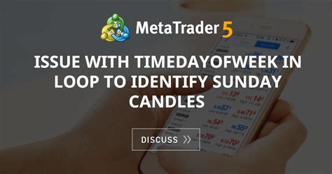 Issue With Timedayofweek In Loop To Identify Sunday Candles Indices Technical Indicators