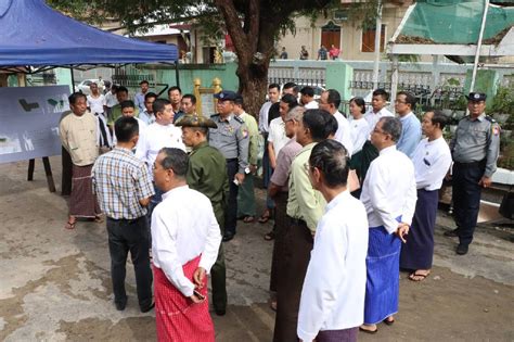 မွန်ပြည်နယ် ဝန်ကြီးချုပ်ဦးအောင်ကြည်သိန်း၊ မော်လမြိုင်မြို့၊ ပန်းဘဲတန်းရပ်ကွက်ရှိ အမှတ် ၉ အခ