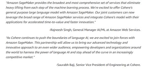 Cohere Large Language Model In Aws Sagemaker Learninghubforyou