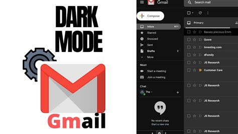 Gmail Desktop Dark Mode Bermows