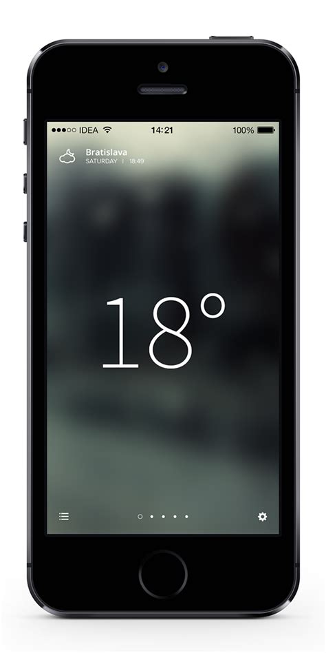 Weather IPhone Application Concept On Behance