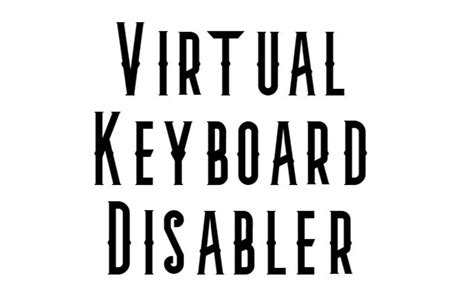 Virtual Keyboard disabler para Google Chrome Extensión Descargar