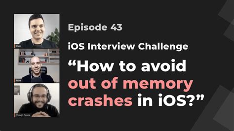 How To Avoid Ios Memory Warnings And Out Of Memory Crashes Ios Dev Live Mentoring — Essential