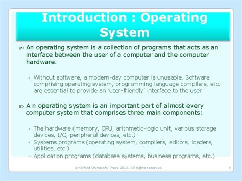 Basic Concepts Of Operating Systems Chapter 5 Oxford