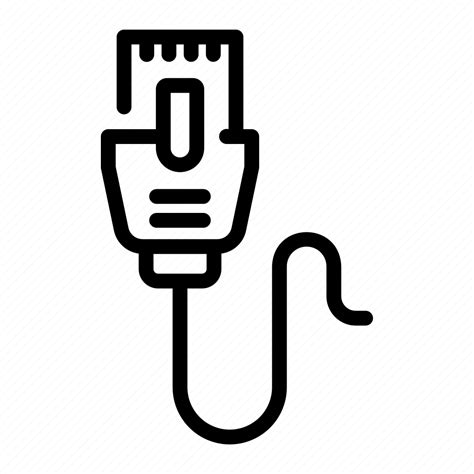 Ethernet Cable Connection Network Networking Internet Electronics Icon Download On