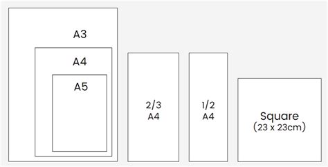 Menu Card Size And Dimensions 60 Off