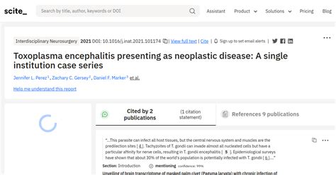 Toxoplasma Encephalitis Presenting As Neoplastic Disease A Single Institution Case Series