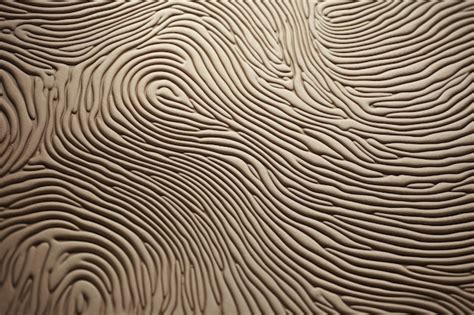 Distinctive Ridge Patterns On The Fingertips Premium AI Generated Image