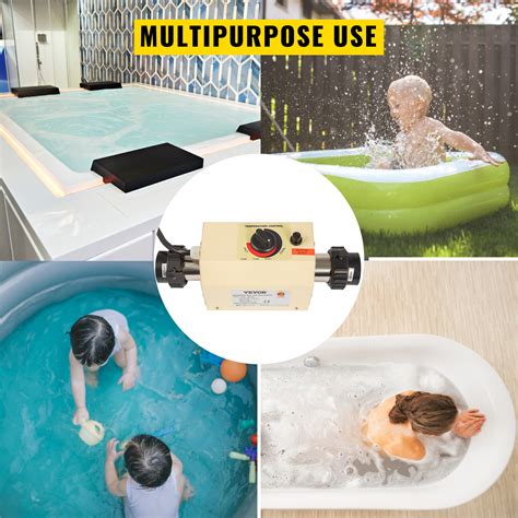 Купить VEVOR термостат 2 кВт термостат для плавательного бассейна ...