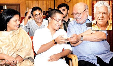 Spotted Om Puris Estranged Wife Nandita With Son Ishaan