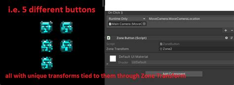 Help Camera Movement Using Empty Gameobjects And Ui Buttons Questions And Answers Unity