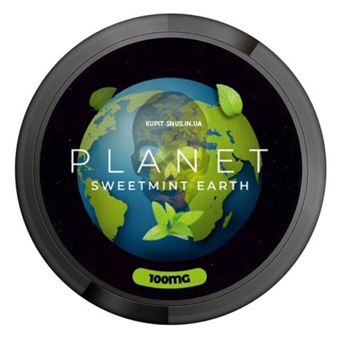 Купить снюс Planet Sweet Mint Earth 100 мг Новинка на Kupit Snus
