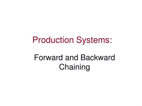 PPT Production Systems PowerPoint Presentation Free Download ID