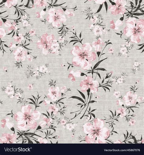 Free Watercolor Spring Flower Repeat Design Fabric Nohatcc