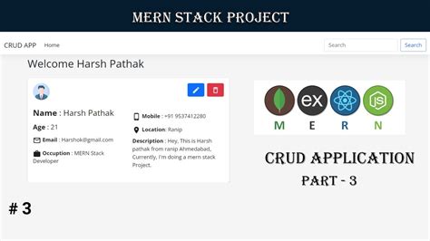 Crud Application Part 3 Mern Stack Project React Nodejs