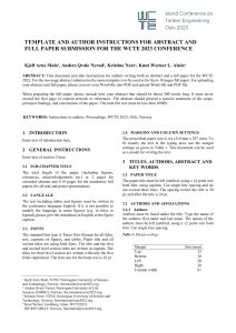 Laboratory Report Format Guide