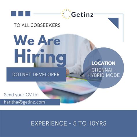 Haritha Kumar On Linkedin Dear Connections We Are Hiring Designation Backend Senior Dotnet