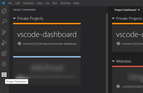 Dashboard Icon In Activity Bar · Issue 19 · Kruemelkatze Vscode Dashboard · Github