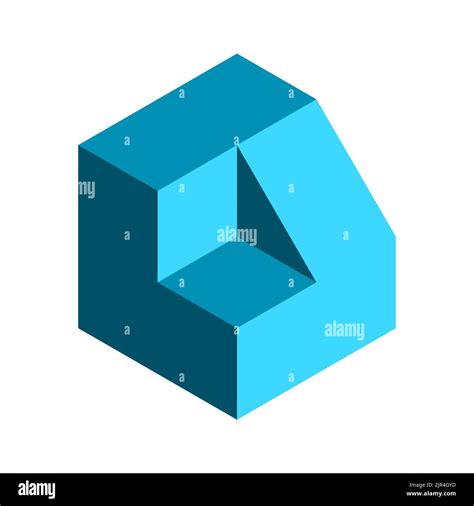 3d Cube Geometric Shape Building Architecture Construction Idea