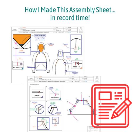 How I Made This Assembly Sheet