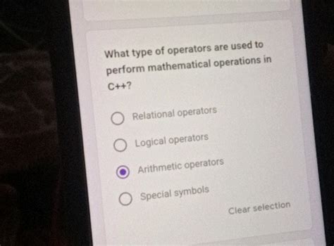 What Type Of Operators Are Used To Perform StudyX