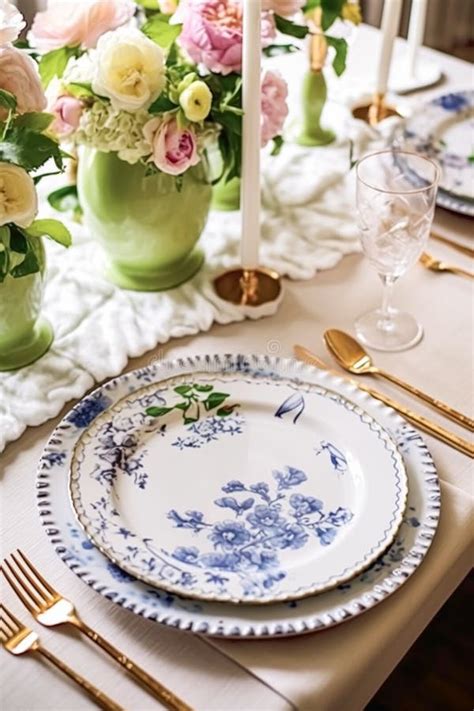 Traditional Holiday Tablescape Formal Dinner Table Setting Table Scape With Country Classic