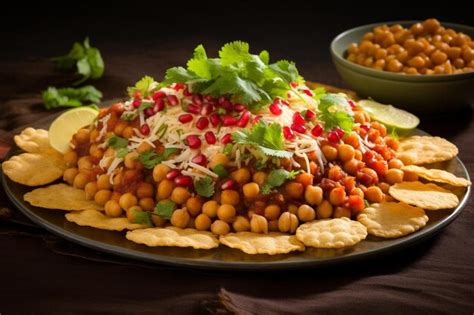 Authentic Indian Cuisine Chaat Platter Perfection Indian Street Food