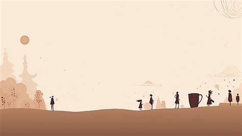 커피 미니멀 배경 그림 커피 간단한 배경 간단한 그림 배경 일러스트 및 사진 무료 다운로드 Pngtree