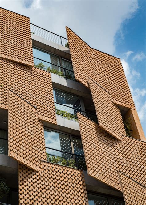 Tehran Housing By Fundamental Approach Architects Uses Perforated Brick
