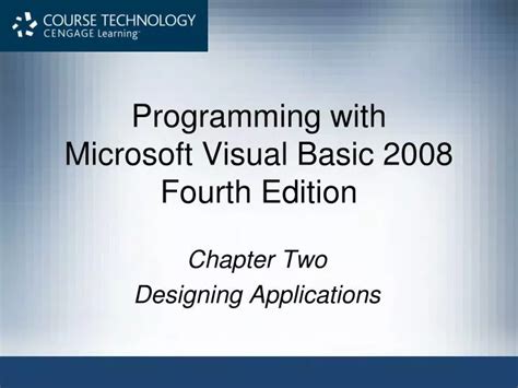Ppt Programming With Microsoft Visual Basic 2008 Fourth Edition