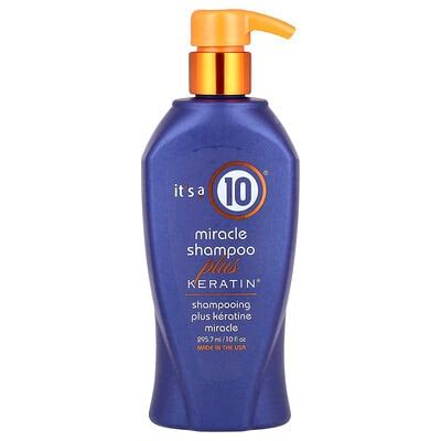 Miracle Shampoo Plus Keratin® 10 Fl Oz 2957 Ml By Its A 10 Reviews Shampoo And Conditioner
