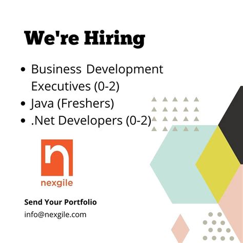 Nexgile On Linkedin Dotnetdevelopers Javadevelopers