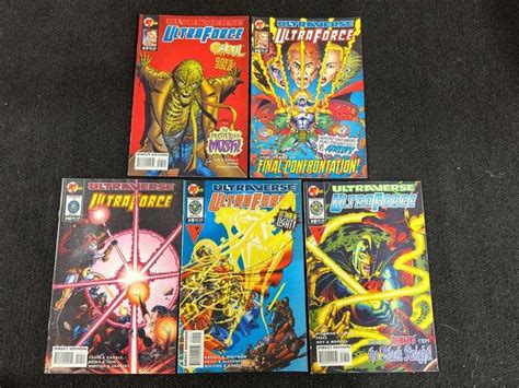 9 Ultra Force Comic Books Malibu Comics Aumann Auctions Inc