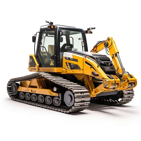 Premium Photo Photo Of Compact Track And Multiterrain Loader Isolated On White Background