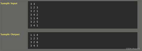 以三元组表为存储结构实现矩阵相加（耿57） 西工大 Noj已三元组表为存储结构耿57 Csdn博客